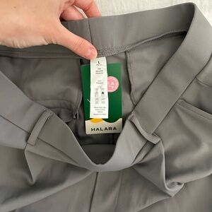 HALARA | Pants & Jumpsuits | Halara High Waisted Straight Leg Grey Work ...